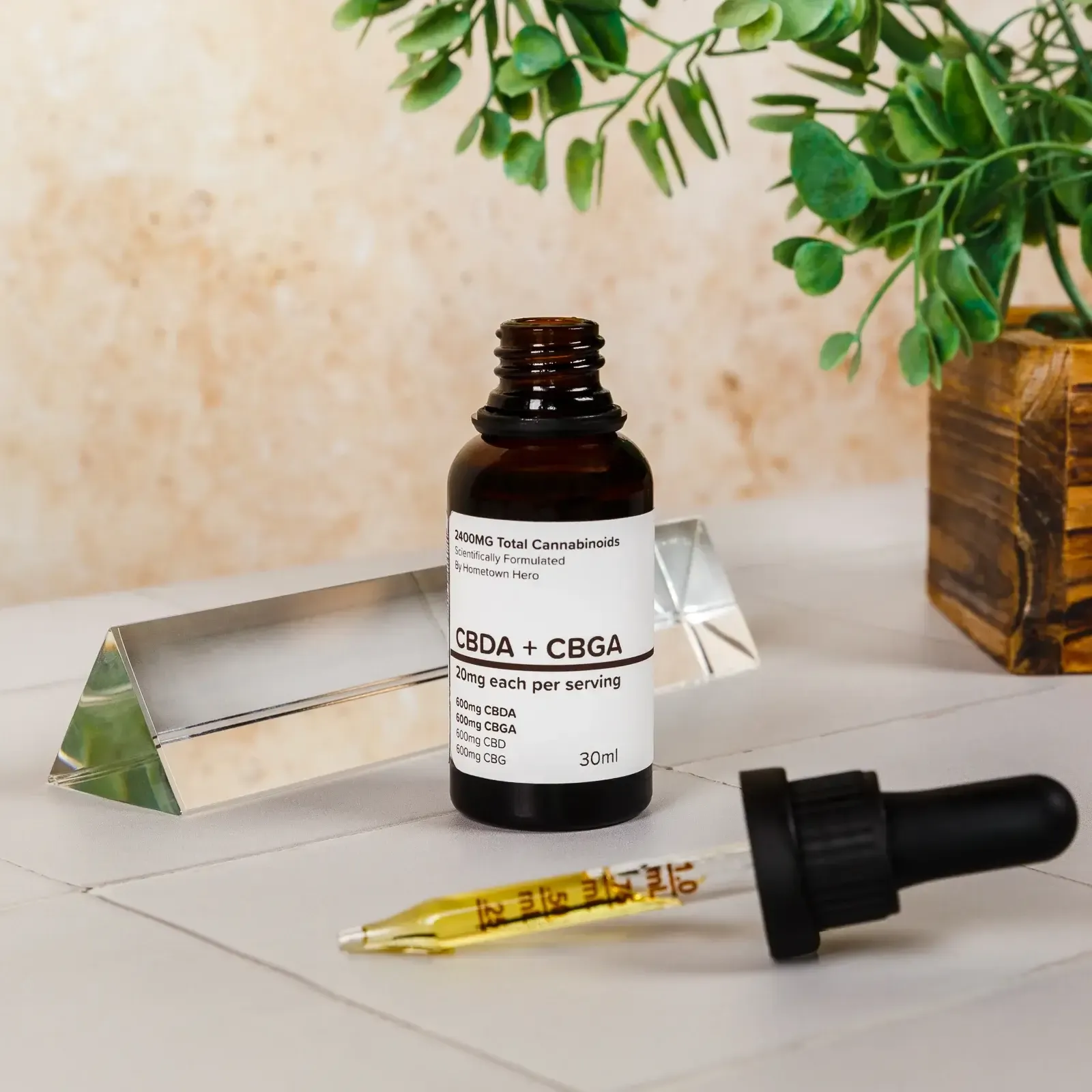 CBDA + CBGA Tincture | Hometown Hero