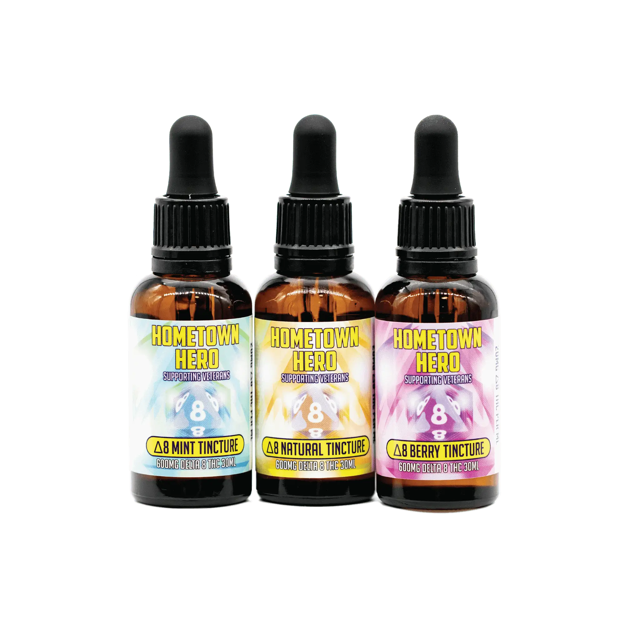 Delta-8 THC Tincture Bundle | Hometown Hero
