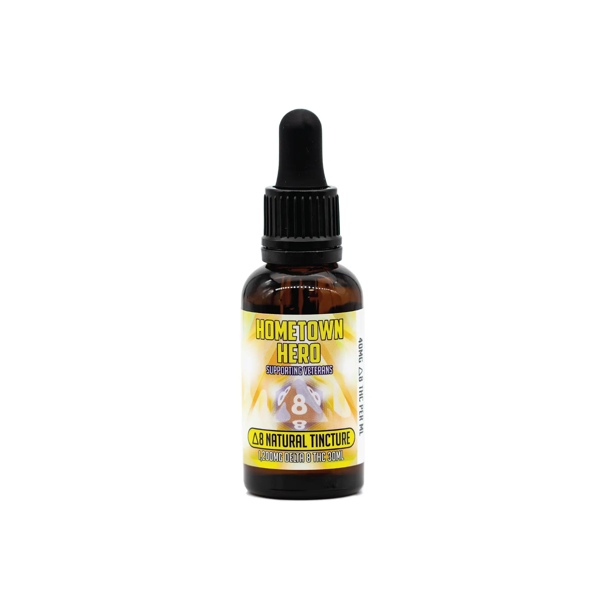 Natural Delta-8 THC Tincture | Hometown Hero
